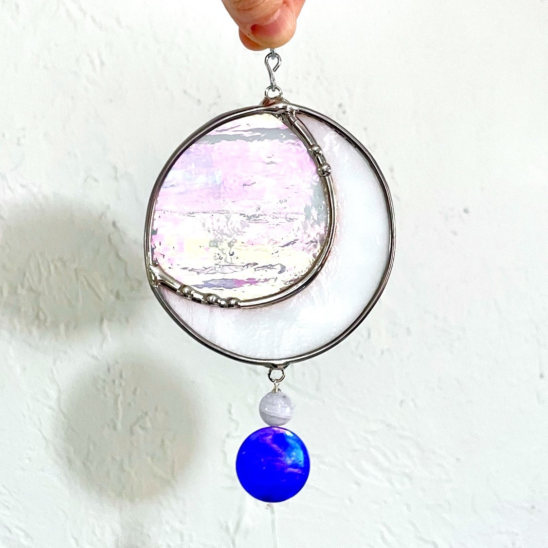Stained Glass Moon Sun Catchers by Goodness Glass – Pop Cycle Tucson