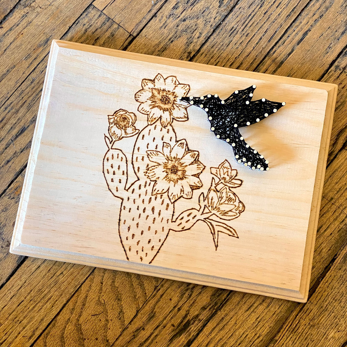 Wood Burning & String Art by String & Stencil – Pop Cycle Tucson