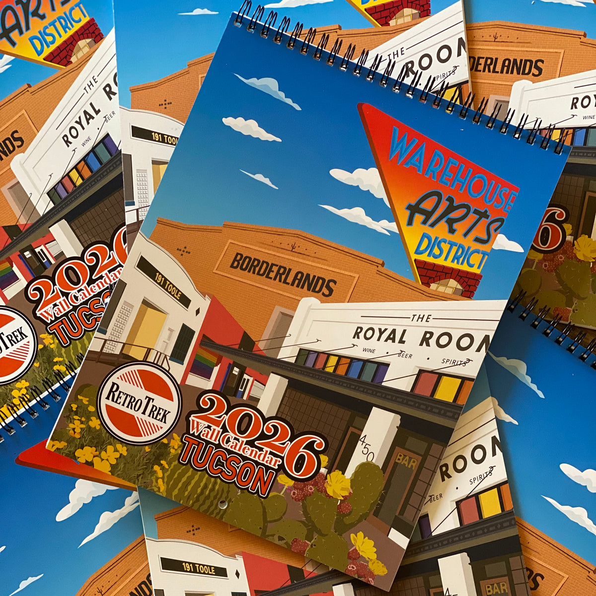 Tucson 2026 Calendar by RetroTrek – Pop Cycle Tucson