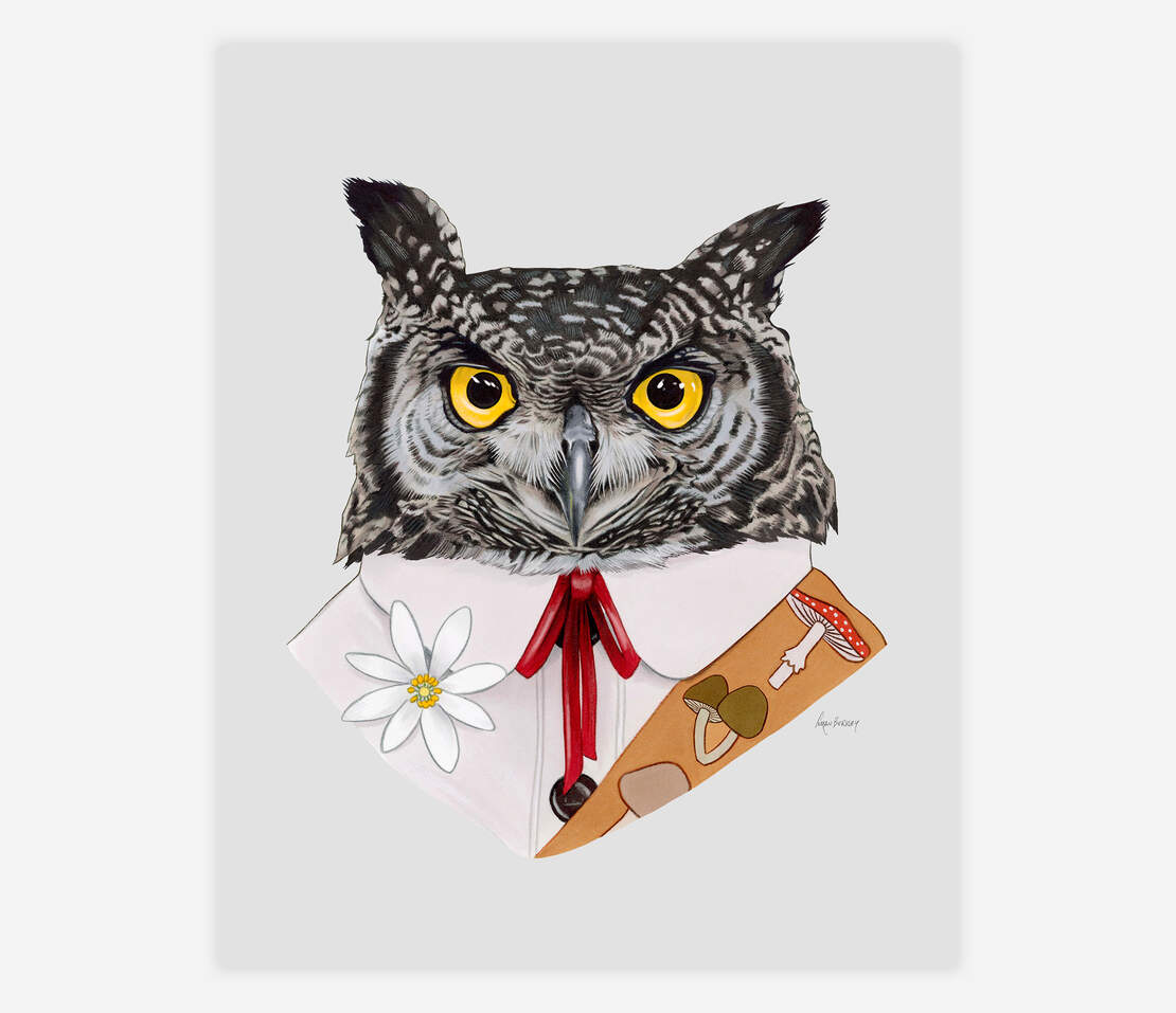 Dapper Animal Art Prints 8X10 – Pop Cycle Tucson